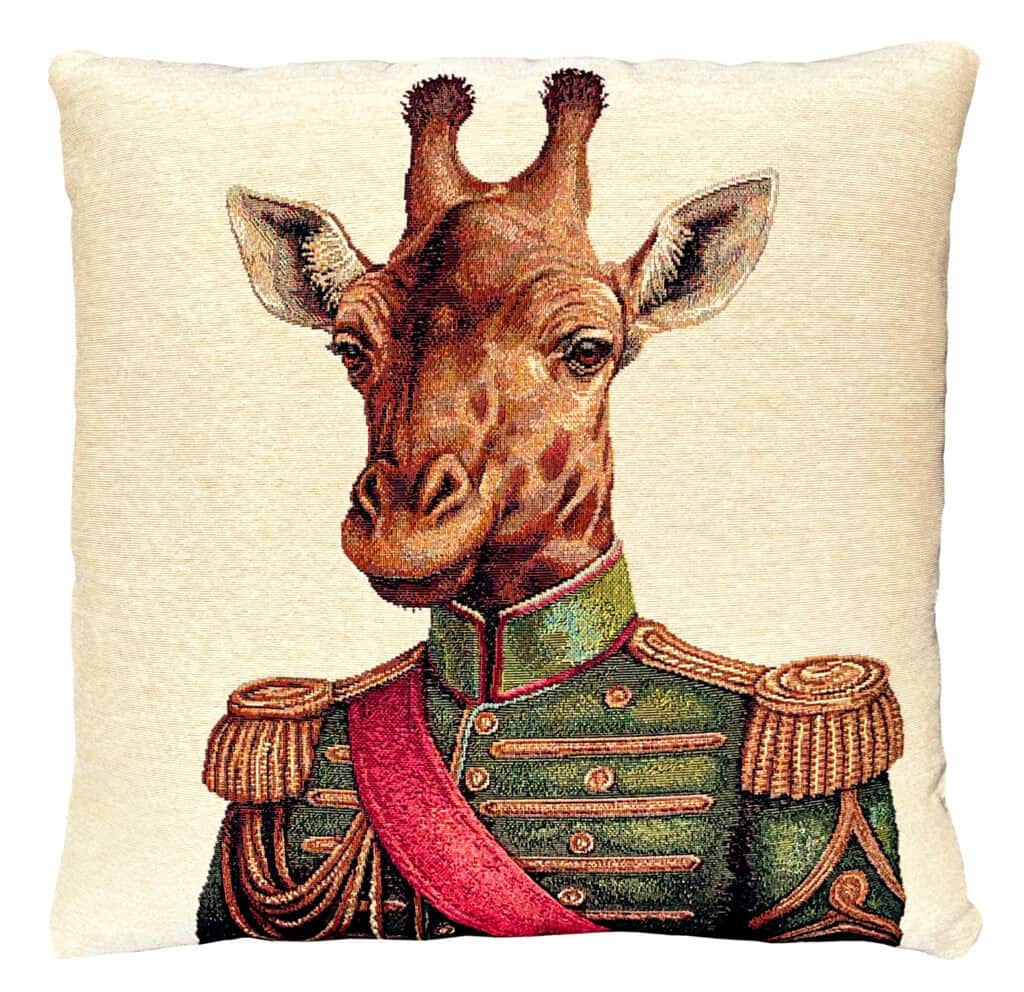 Gerry Giraffe Portrait Cushion | Adorabella Home