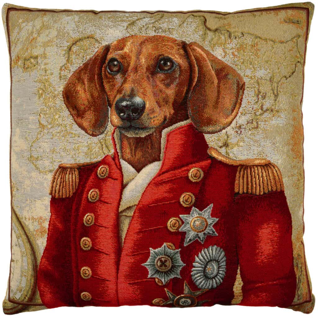 Frank Dog Portrait Cushion | Adorabella Home